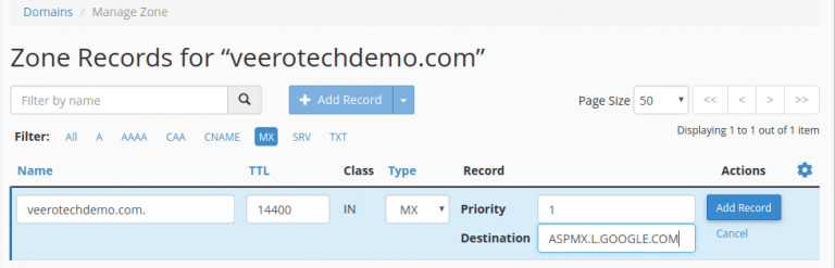 Configure Google MX Records in a cPanel Hosting Account | Web Hosting KB