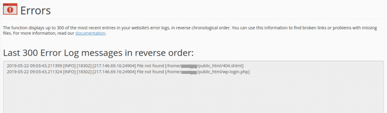 How to Check Your Website’s Error Log in cPanel | VeeroTech Hosting