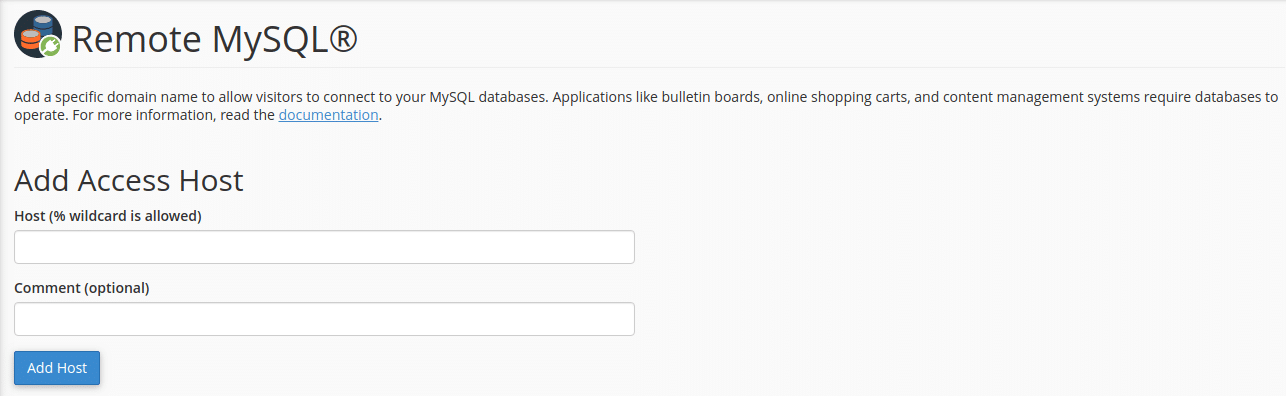 How To Add Remote Mysql Connections Web Hosting Kb