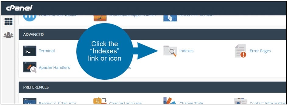 How To Disable Directory Listing In Cpanel Web Hosting Kb