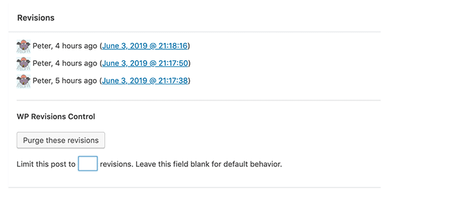How To Limit Or Disable Wordpress Revisions Web Hosting Kb